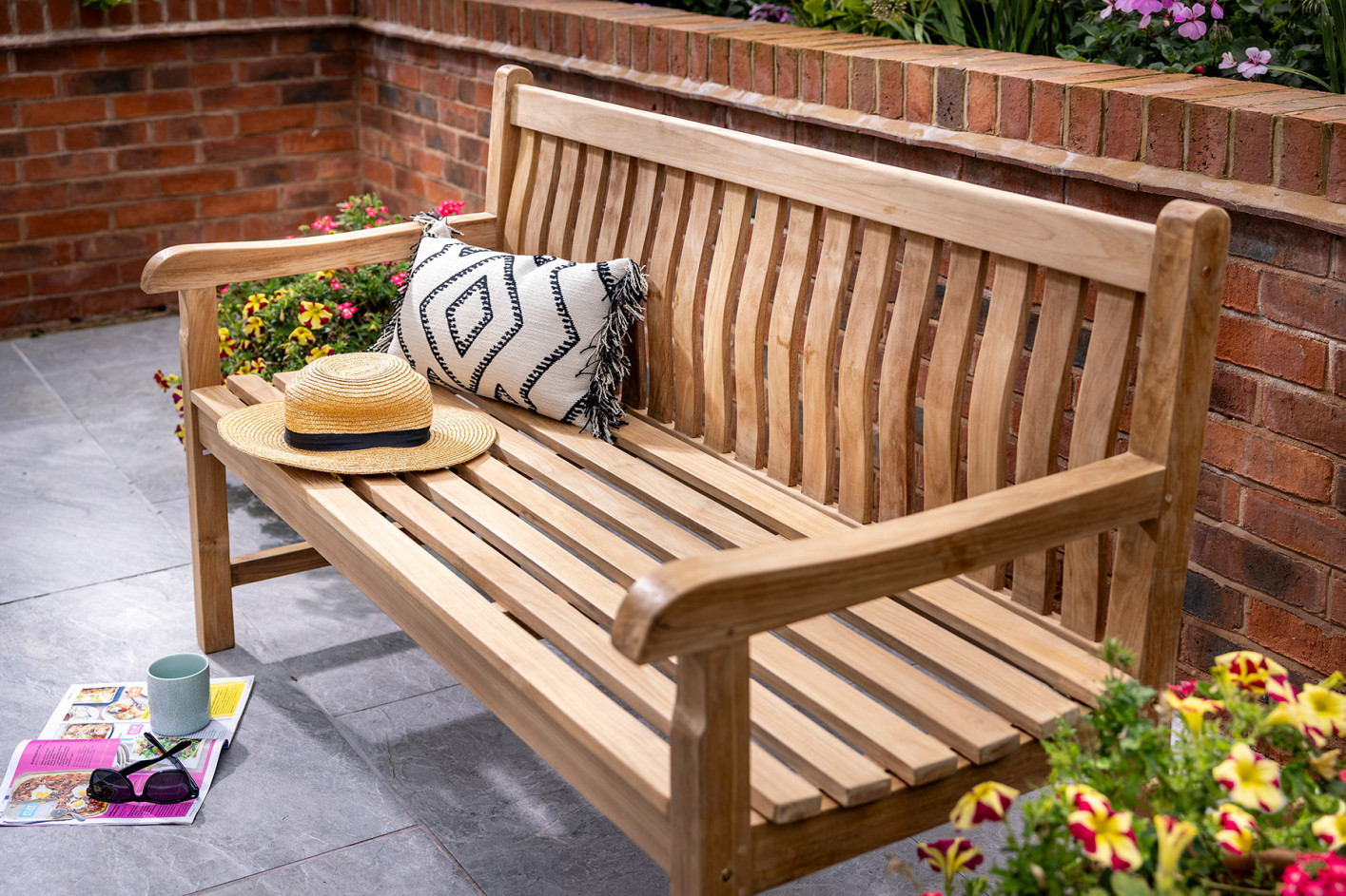 Hartman Tatton 3 Seat Bench Teak Garden Furniture | The Garden ...