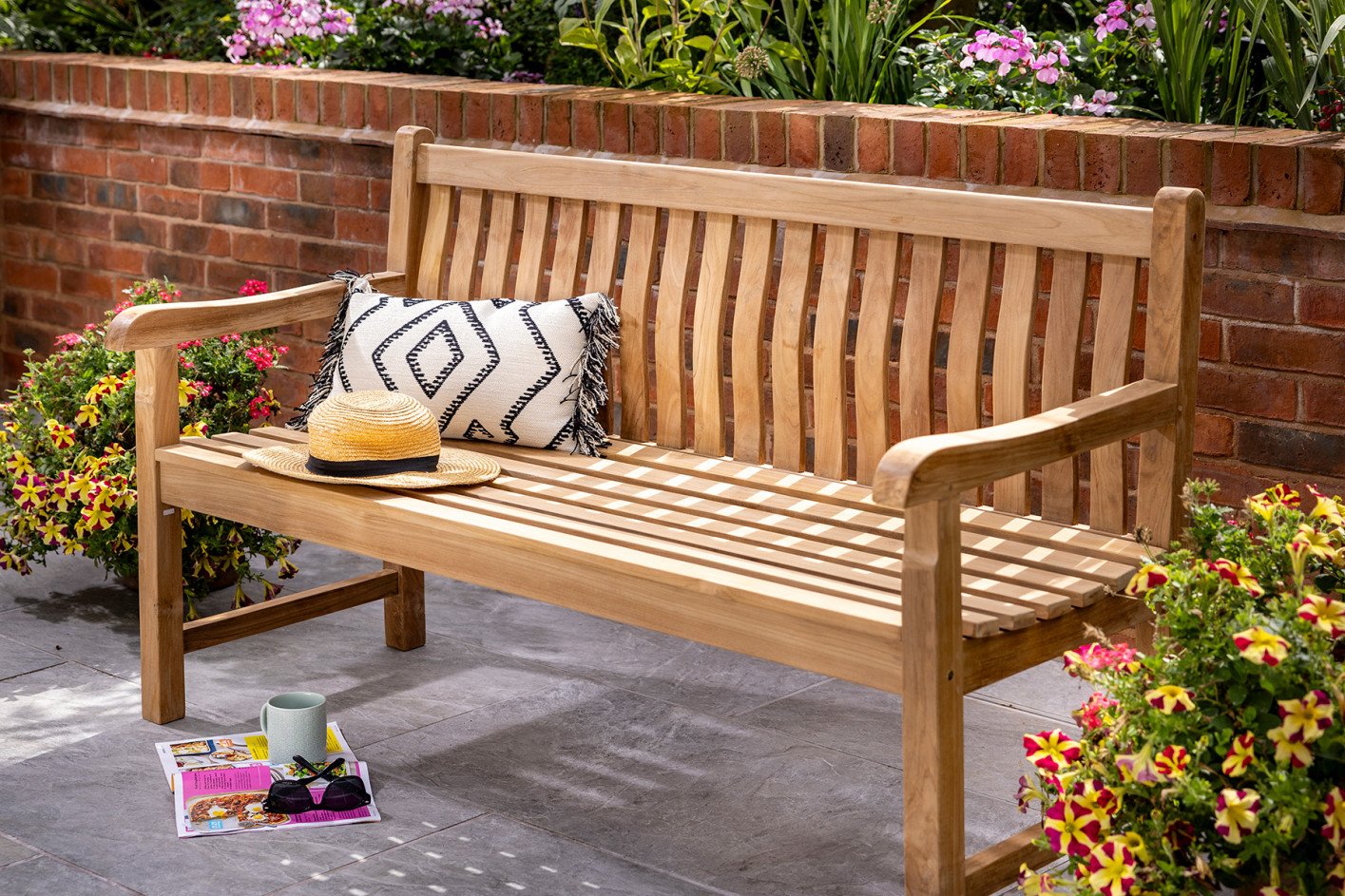 Hartman Tatton 3 Seat Bench Teak Garden Furniture | The Garden ...